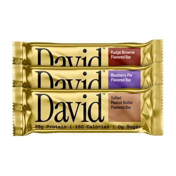 Find David Protein bars in store.